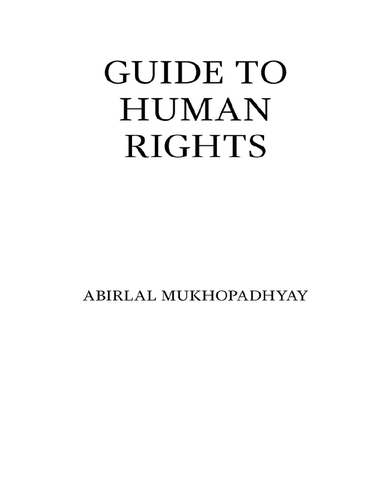 Guide To Human Rights | PDF
