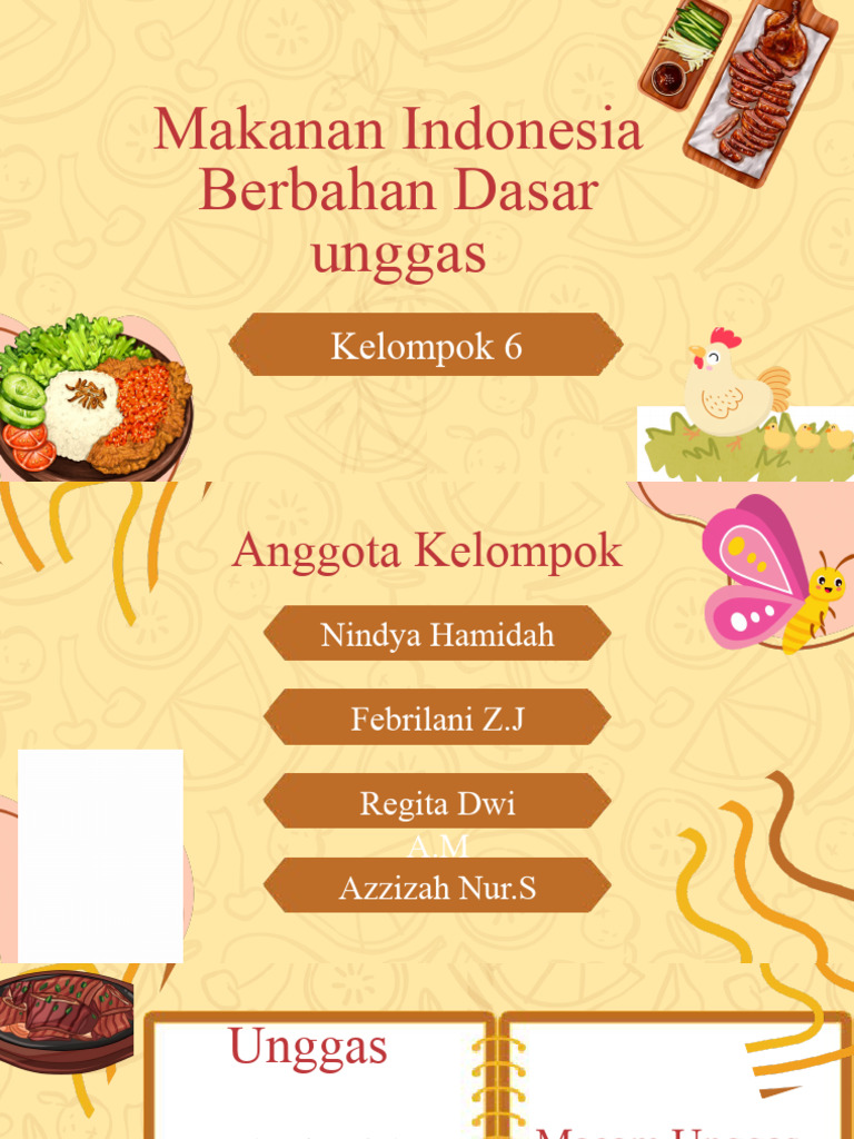 Kuning Dan Krem Kreatif Organik Ilustrasi Tugas Kelompok Presentasi ...