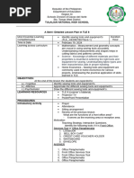 W1-D1 Lesson Plan Science 7-Matatag | PDF | Learning | Lesson Plan