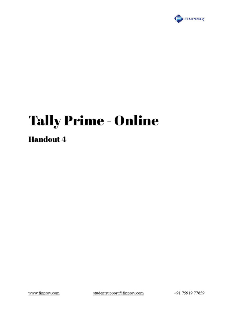 Tally Prime Banking Module Overview | PDF | Balance Sheet | Debits And ...
