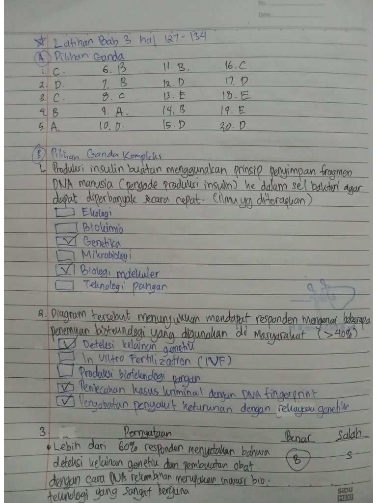 Latihan Soal Bab 3 | PDF