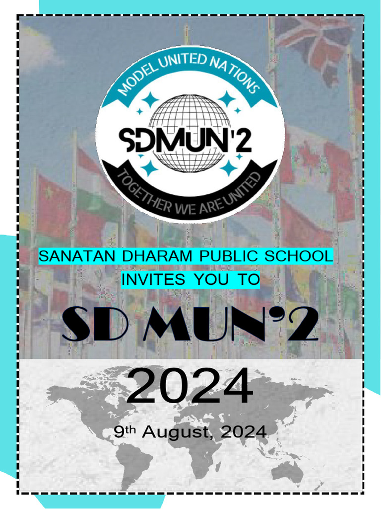 SD MUN'2 BROCHURE. | PDF | United Nations | International Relations