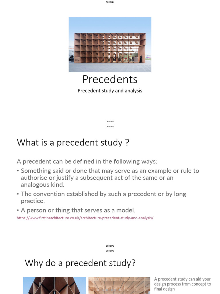 Precedents | PDF | Precedent | Design