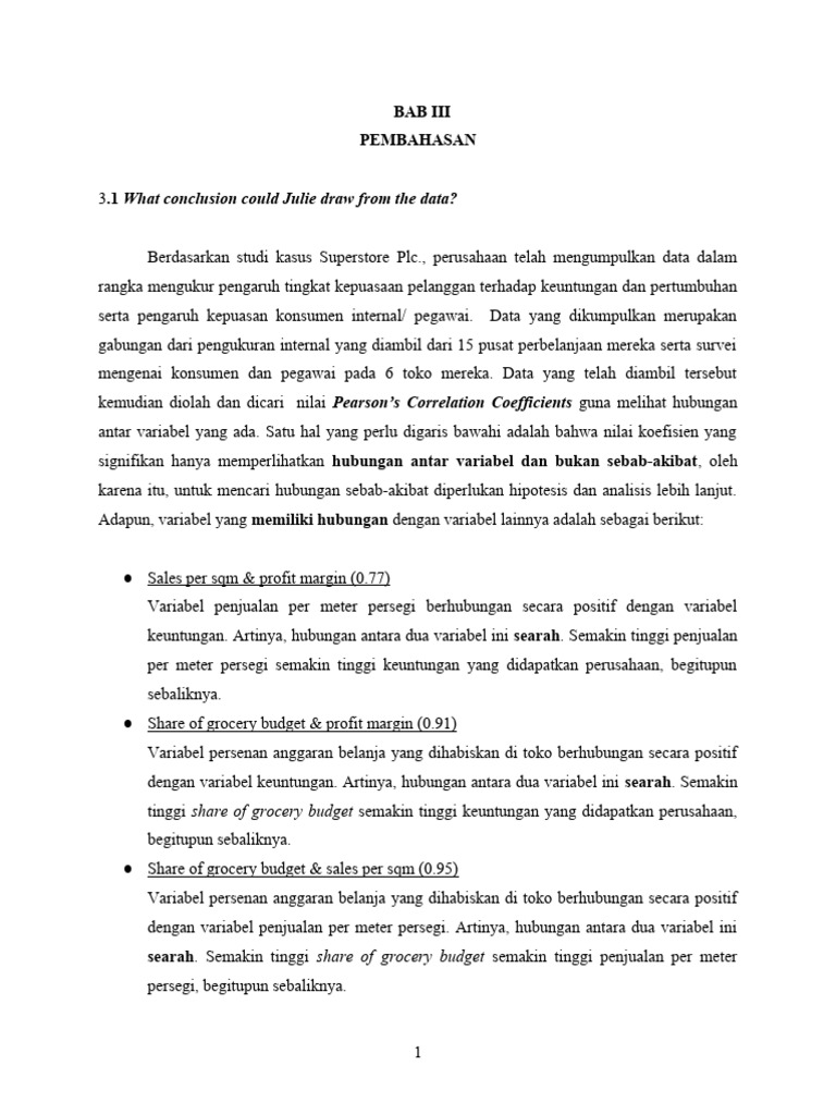 Bab Iii Pembahasan | PDF