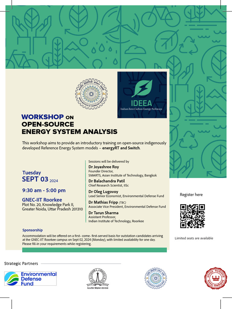 Workshop Brochure Print | PDF | Mathematical Optimization | Climate Change Mitigation