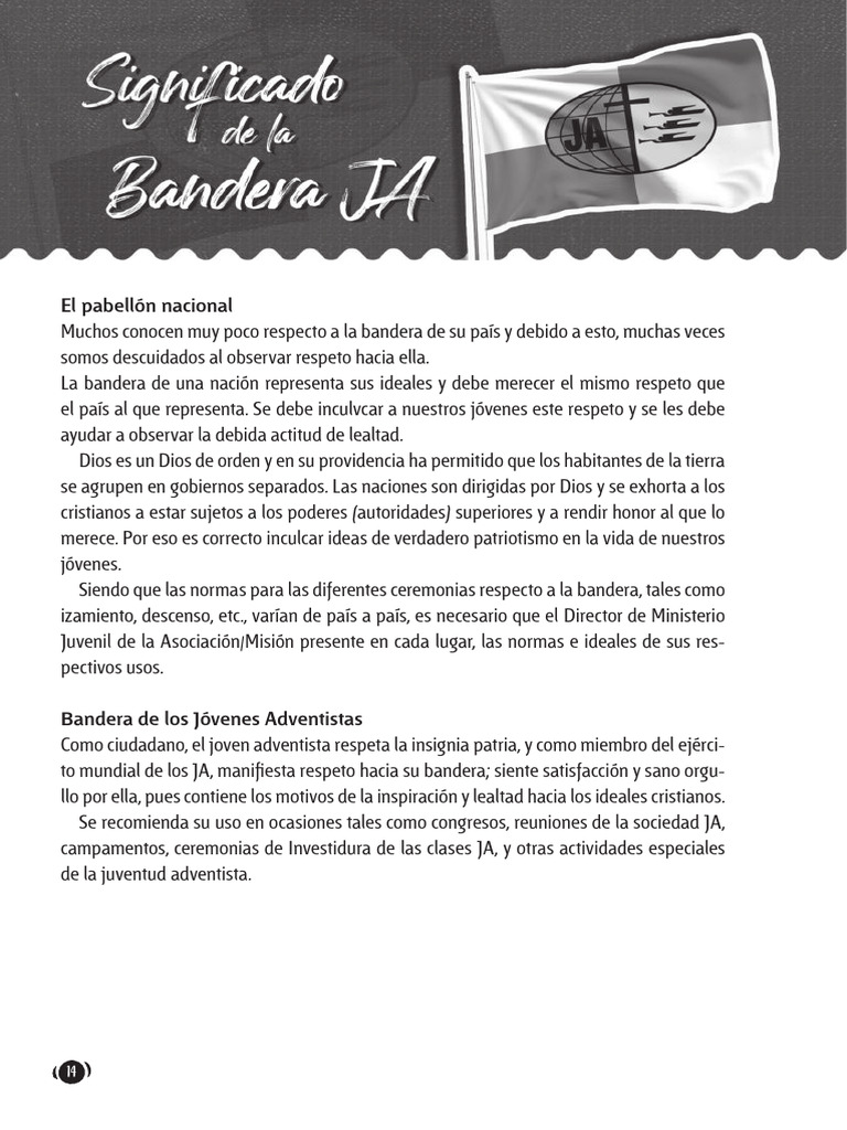 3-Bandera JA Significado | PDF | Iglesia Adventista del Séptimo Día ...