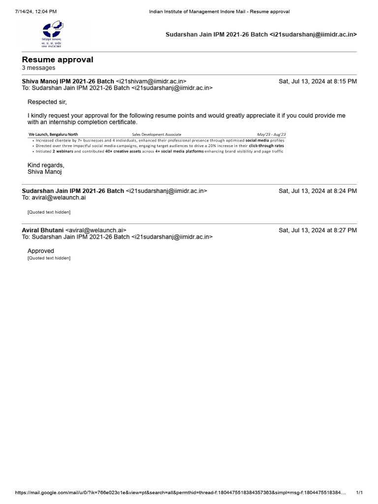 Shiva Welaunch | PDF