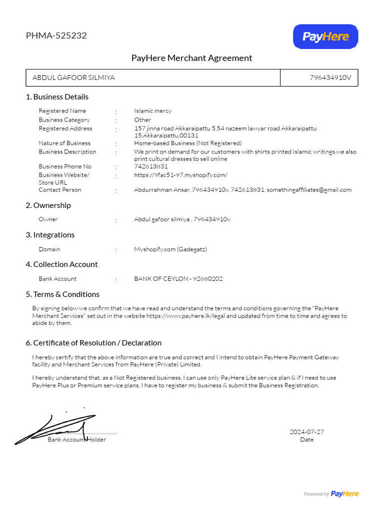 PHMA 525232 Islamic Mercy | PDF | Finance & Money Management