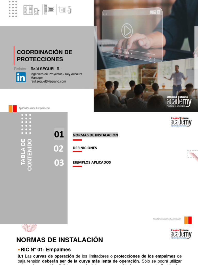 04 Coordinación de Protecciones Julio 2024 RSR | PDF | Ingenieria Eléctrica | Subestacion electrica