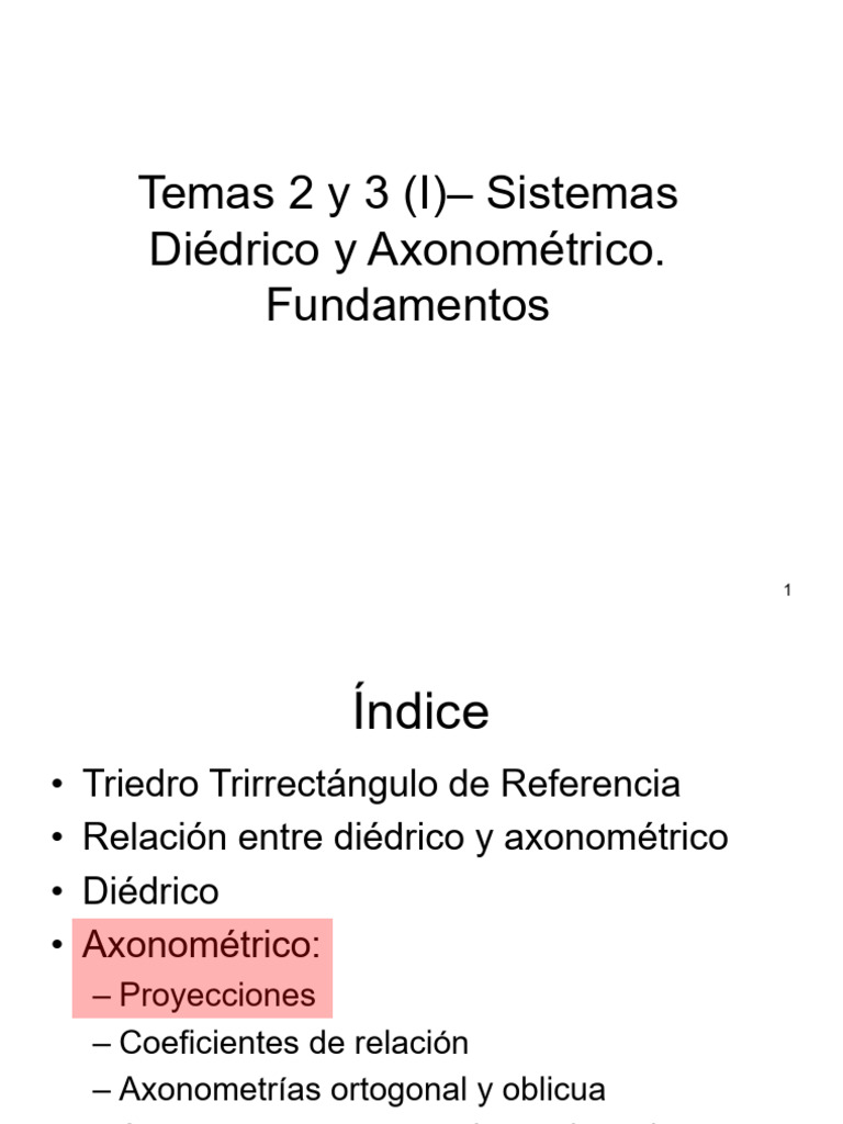 TEORIA CASTELLANO S02-Sistemas Di Drico y Axonom Trico. Fundamentos ...
