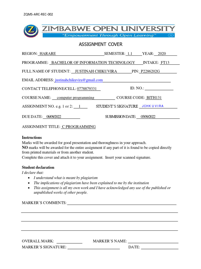 C Programming Assignment Overview | PDF | Fahrenheit | Computing