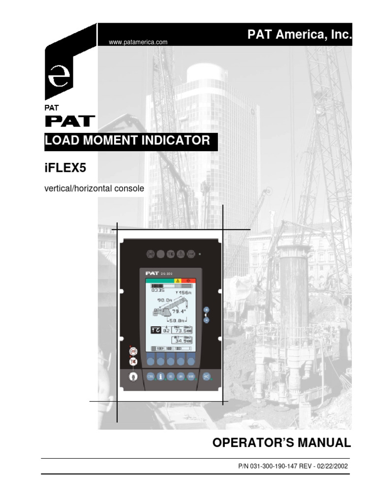 IFlex Oper 1 | PDF | Crane (Machine) | Pressure Measurement