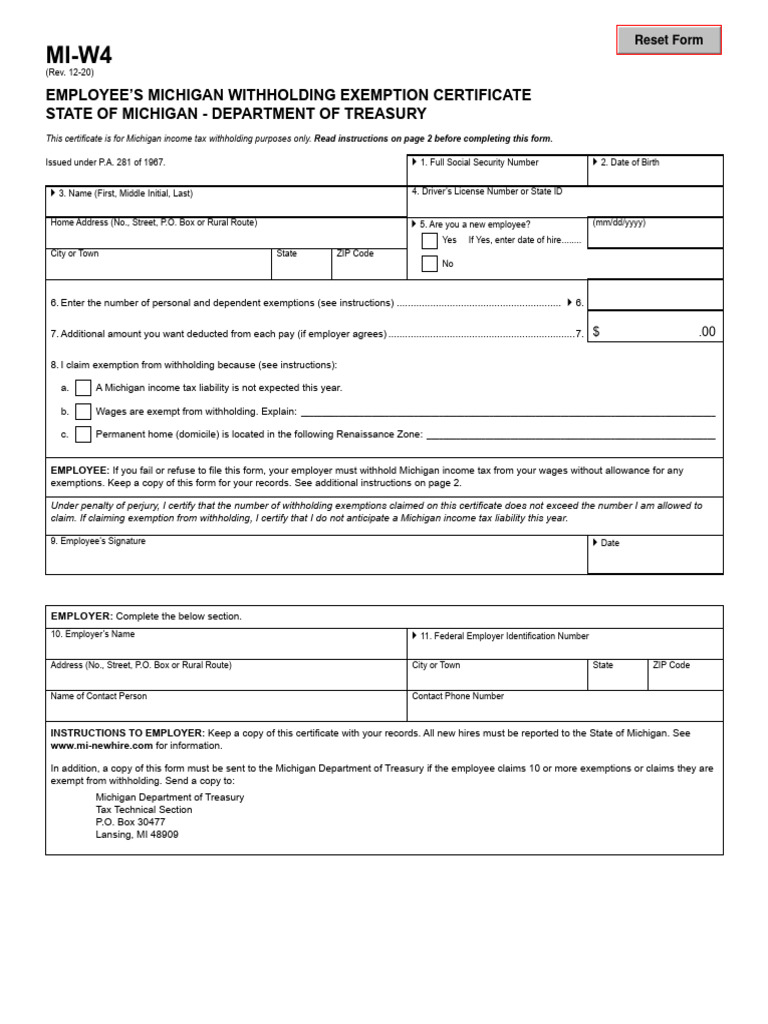 MIW4 | PDF | Tax Exemption | Employment