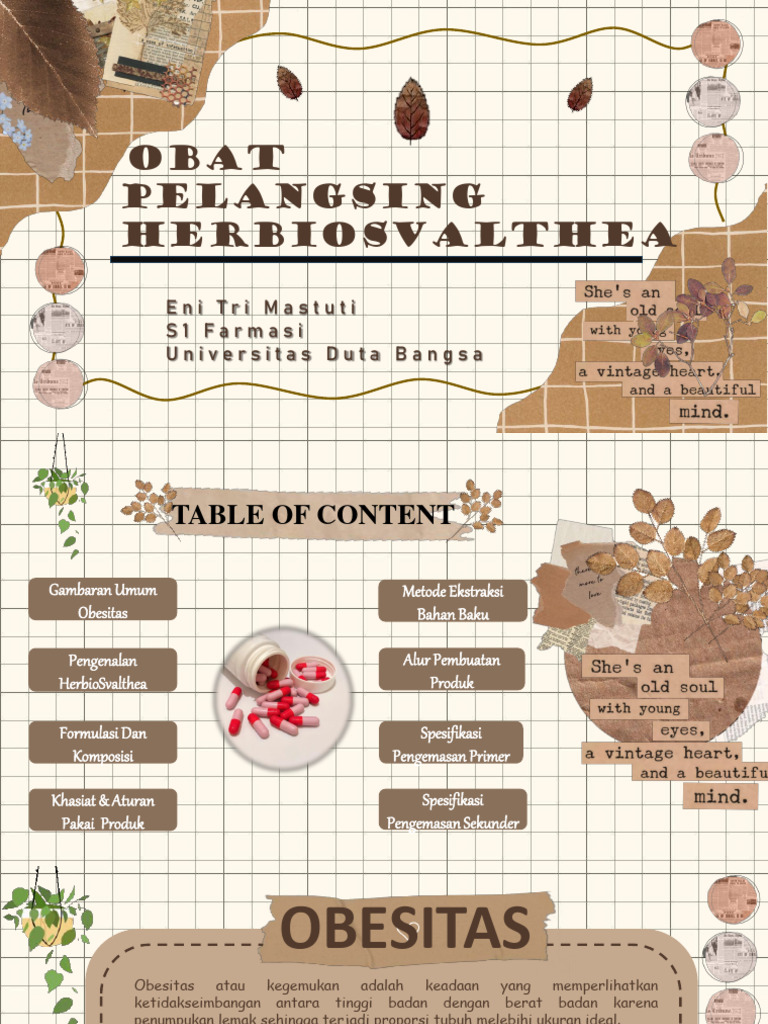 HerbioSvaltHea - Mahasiswa UDB Eni Tri Mastuti | PDF | Kesehatan Holistik