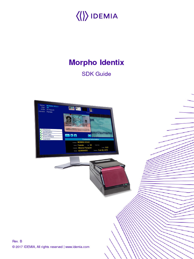 Morpho Identix - SDK Guide - Rev B | PDF | Computer File | Authentication