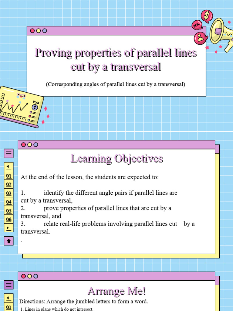 Real-Life Applications of Transversals | PDF | Euclid | Elementary Geometry