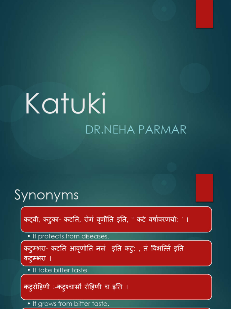 Katuki: Benefits, Uses, and Properties | PDF | Leaf | Plants