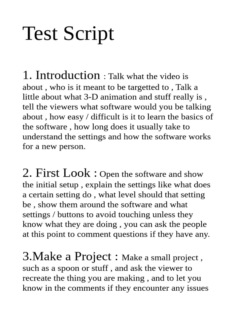 Scripts | PDF | Career & Growth | Computers