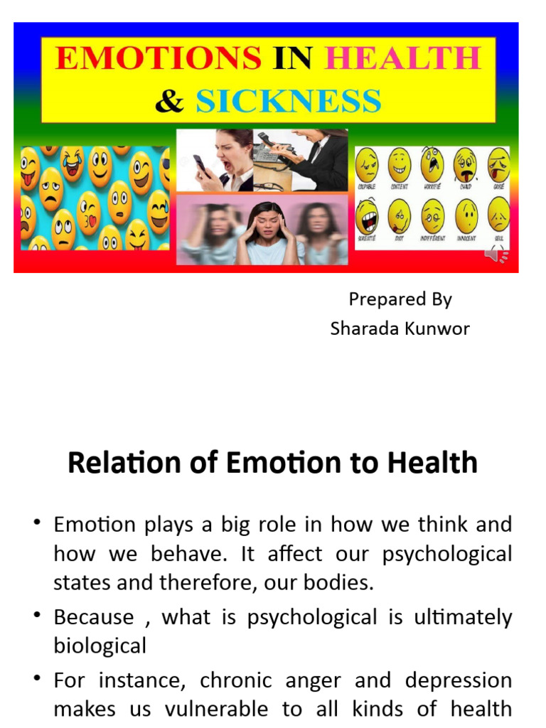 Emotion in Health and Illness | PDF | Stress (Biology) | Cardiovascular ...