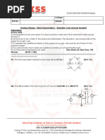Tessolve Semiconductor Placement Papers and Patterns | PDF
