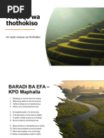 Manollo Ya Thothokiso Ya Hodima Lebitla | PDF