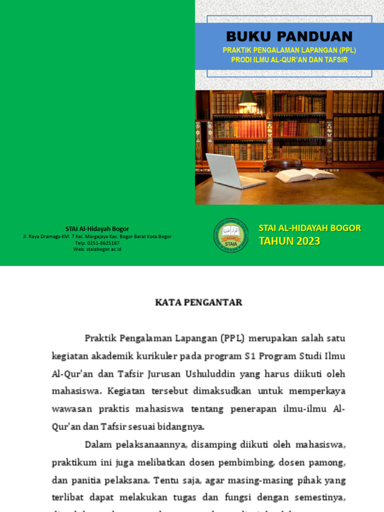 Buku Pedoman PPL Iat 2023 | PDF