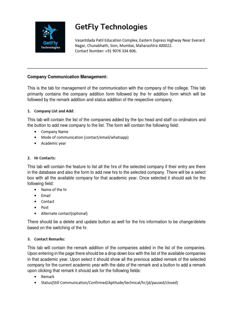TPO Application Documnet and User Query | PDF | Information Technology ...
