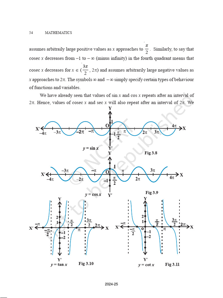 Trignometric Functions-12-22 | PDF | Trigonometric Functions | Trigonometry