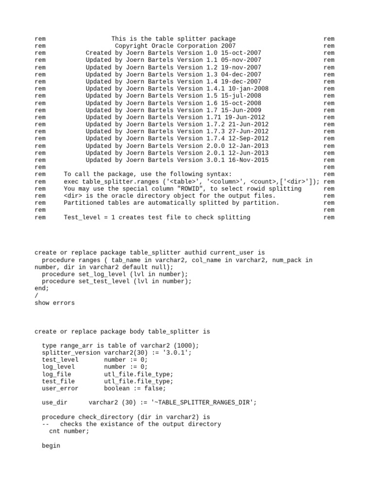Splitter Hint | PDF | Boolean Data Type | Computing