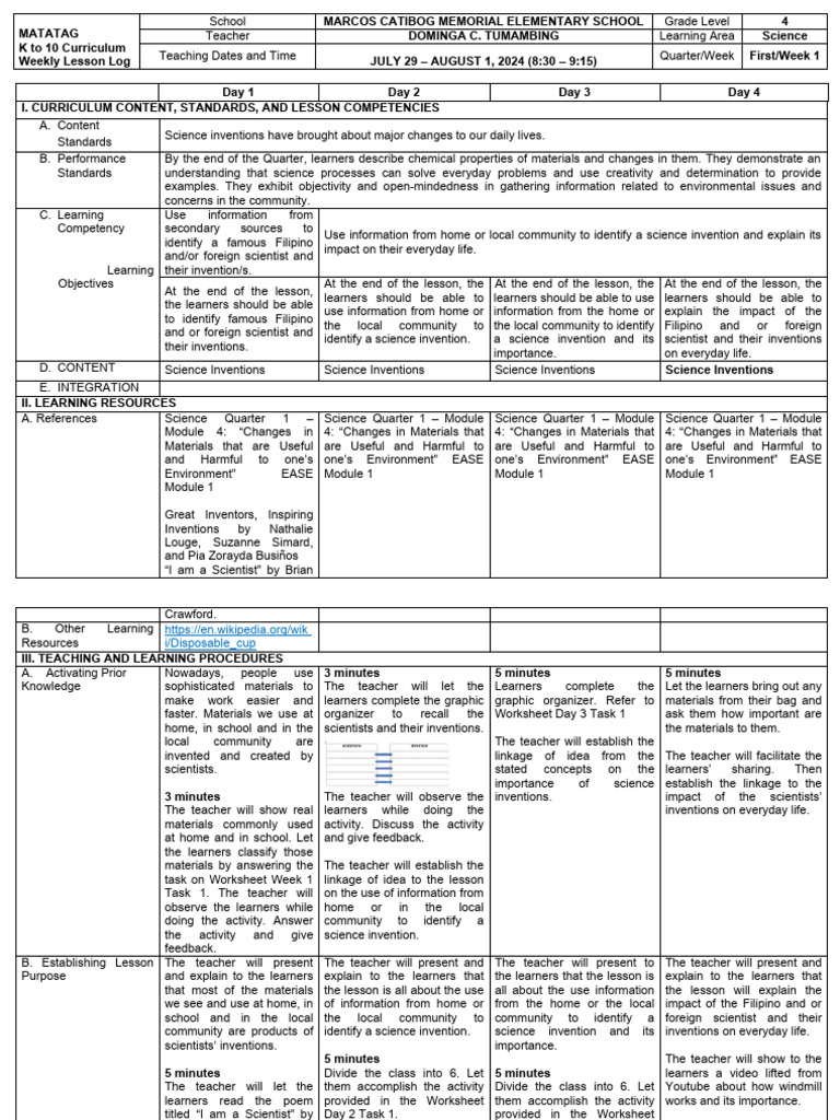 3 Science | PDF | Learning | Science