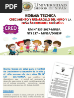 Norma Técnica CRED MINSA 2025 | PDF