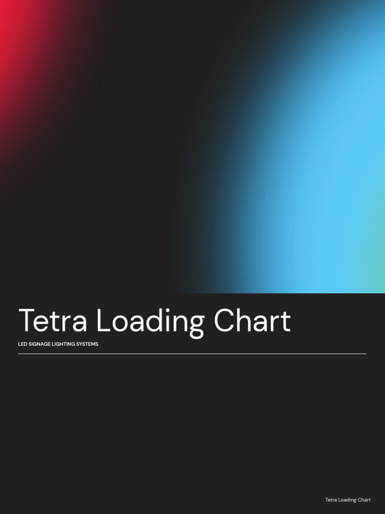 Tetra LED Loading Chart 2022 - 240616 - 162505 | PDF | Home & Garden ...