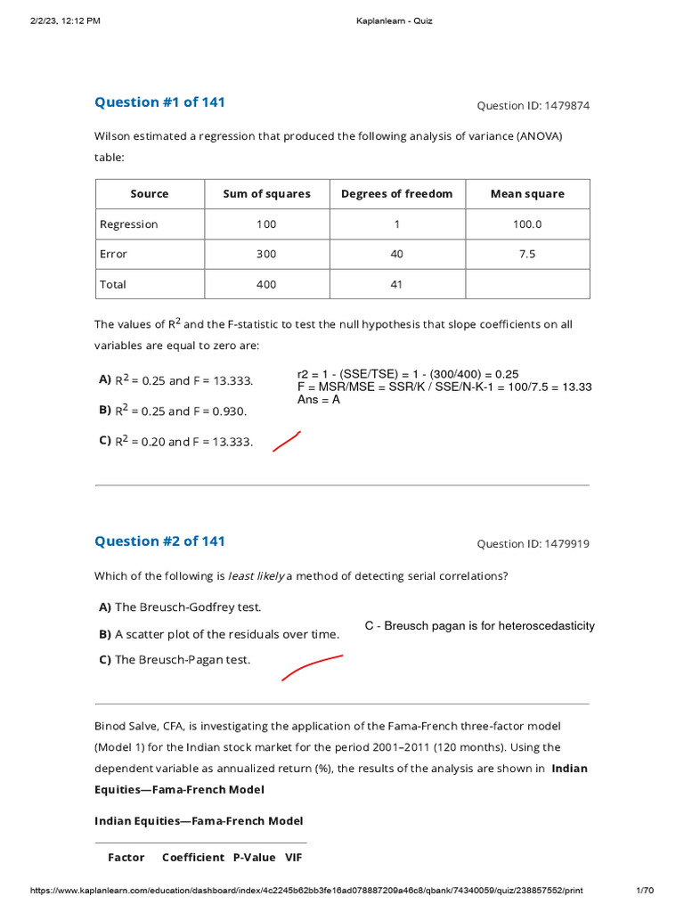 QM1 | PDF | Errors And Residuals | Applied Mathematics