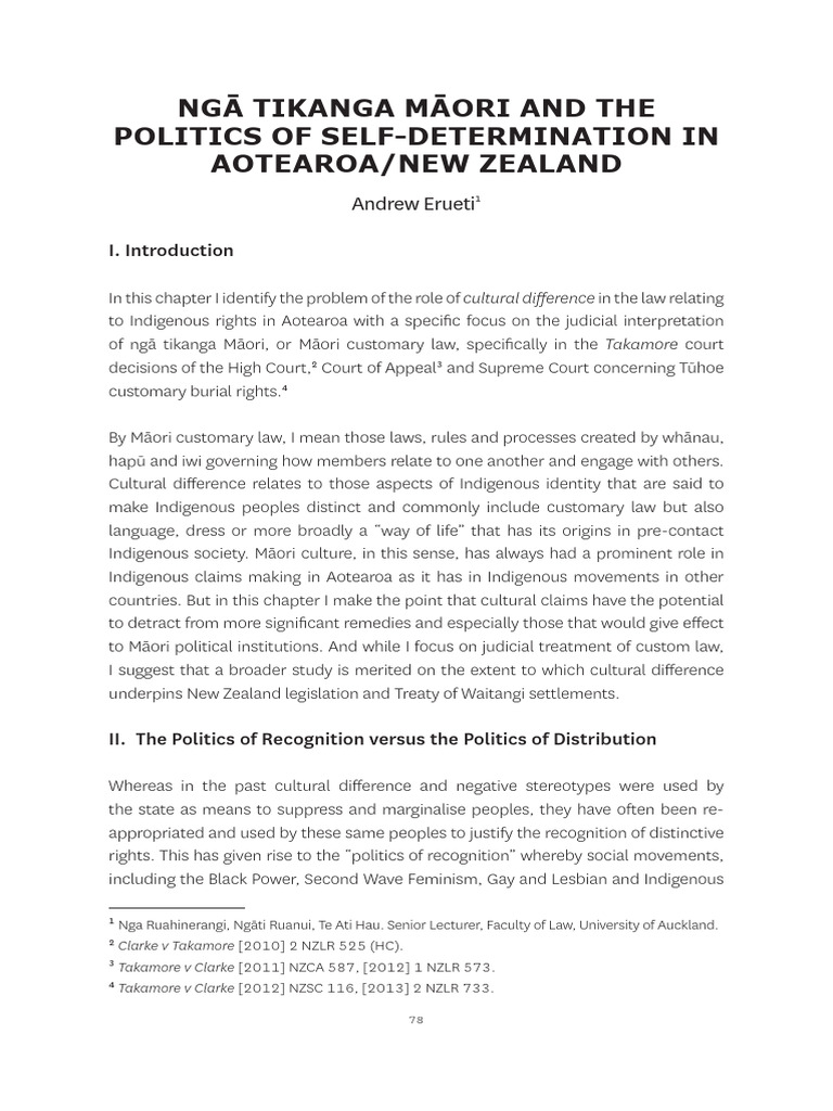 Te Tai Haruru Journal 5 (2017) 78 Erueti | PDF | Māori People | Indigenous Peoples Of Polynesia