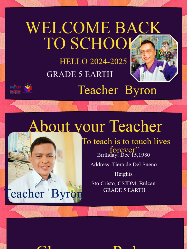 Colorful Classroom Rules Presentation | PDF