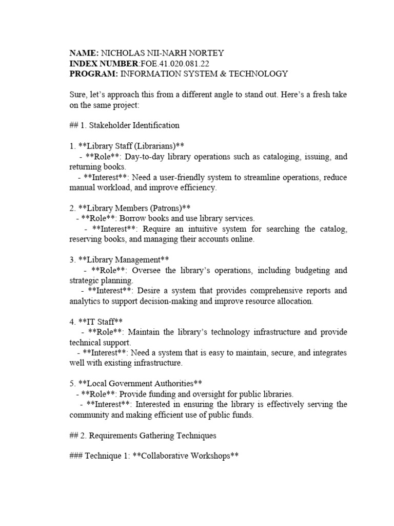 library management system | Download Free PDF | Focus Group | Libraries