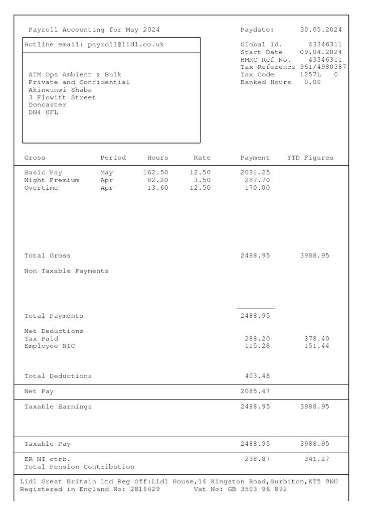 Entity | PDF | Payroll Tax | Taxes