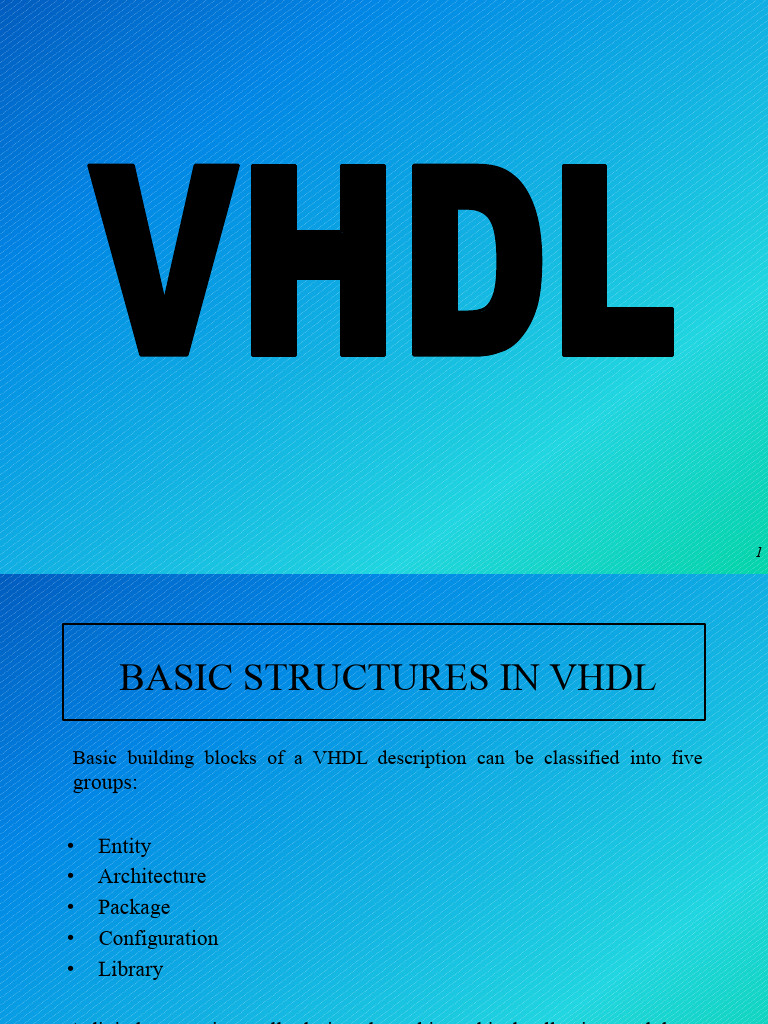 VHDL | PDF | Vhdl | Data Type