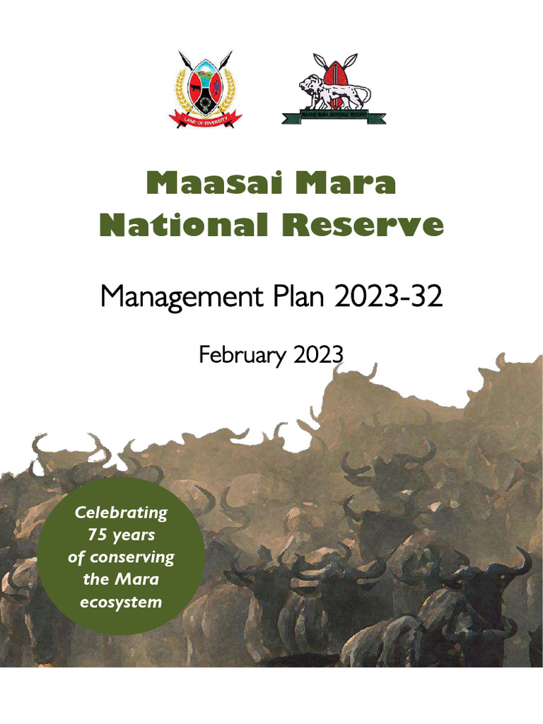 Maasai Mara Plan for Stakeholders | PDF | Protected Area | Conservation ...