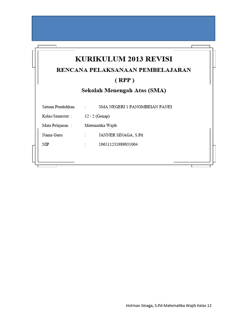 RPP Matematika Wajib Kelas 12 Semester 2 (Ke-5) - Kekongruenan Dan Kesebangunan-OK | PDF