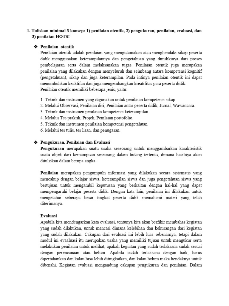 Analisis Bahan Ajar Modul 7 Evaluasi PAK | PDF | Karier & Perkembangan