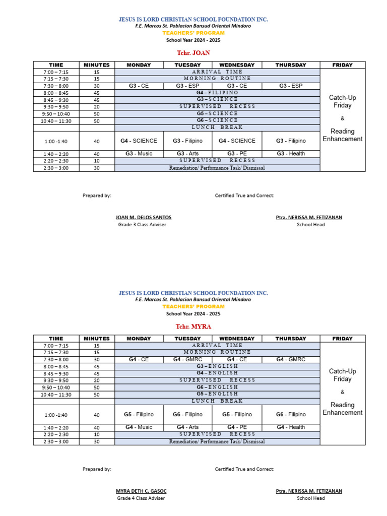 Teachers Program | PDF