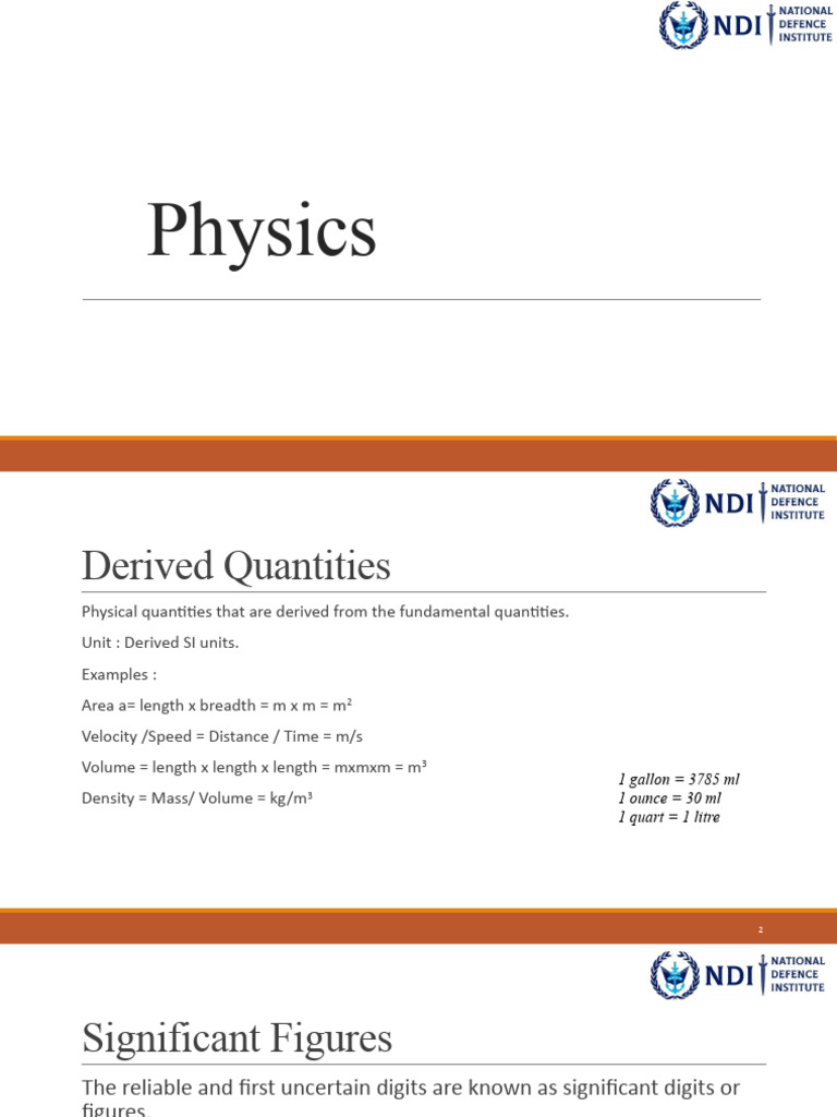 Lect 2 - Units&Measurement | PDF | Observational Error | Quantity