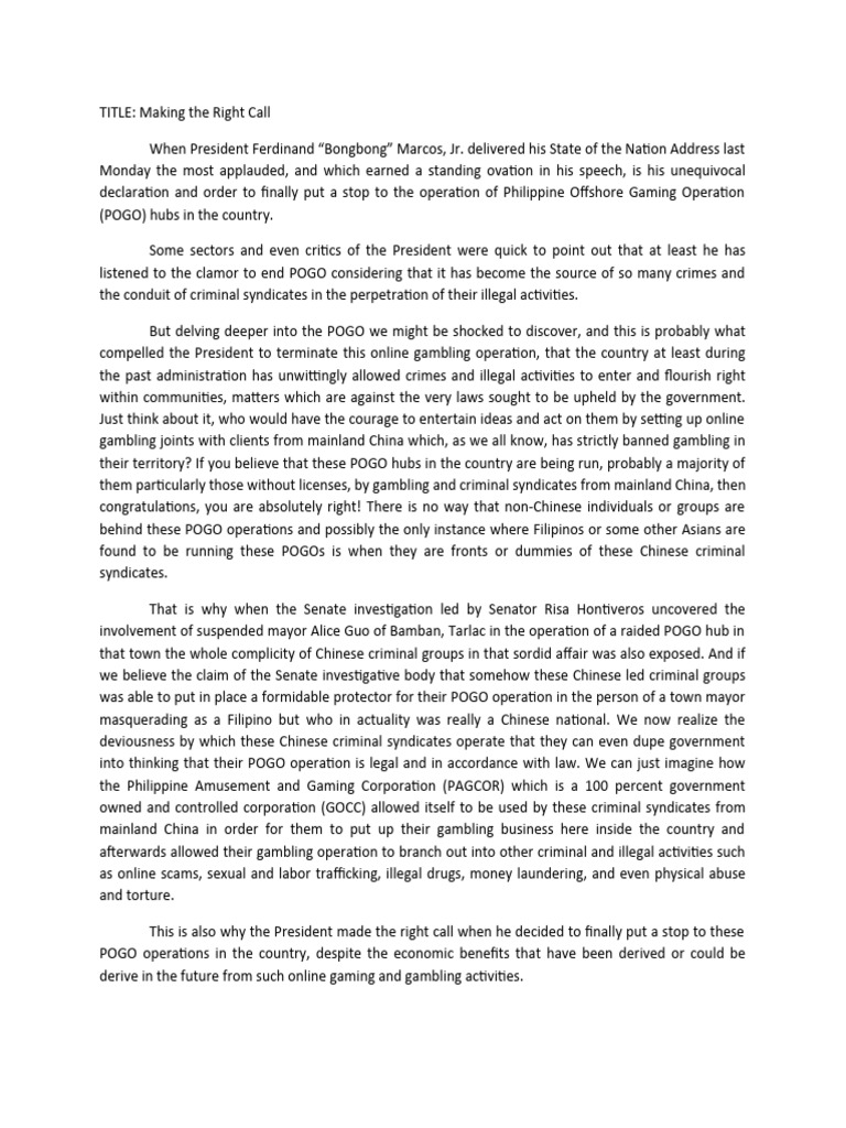 TITLE Making The Right Call | PDF | Asset Forfeiture | Misconduct