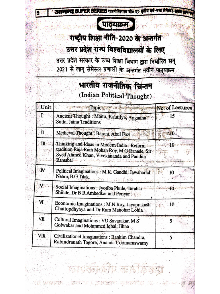 Manu Political Thought | PDF