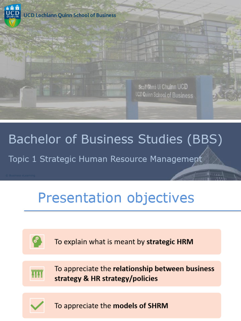 Session 1 - Strategic HRM1 | PDF | Human Resource Management | Strategic Management