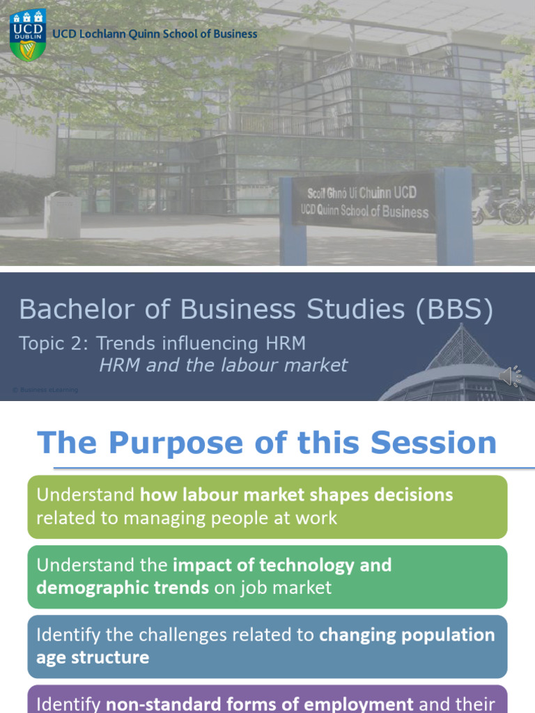 Session 2 - Labour Market and Trends1 | PDF | Labour Economics | Employment