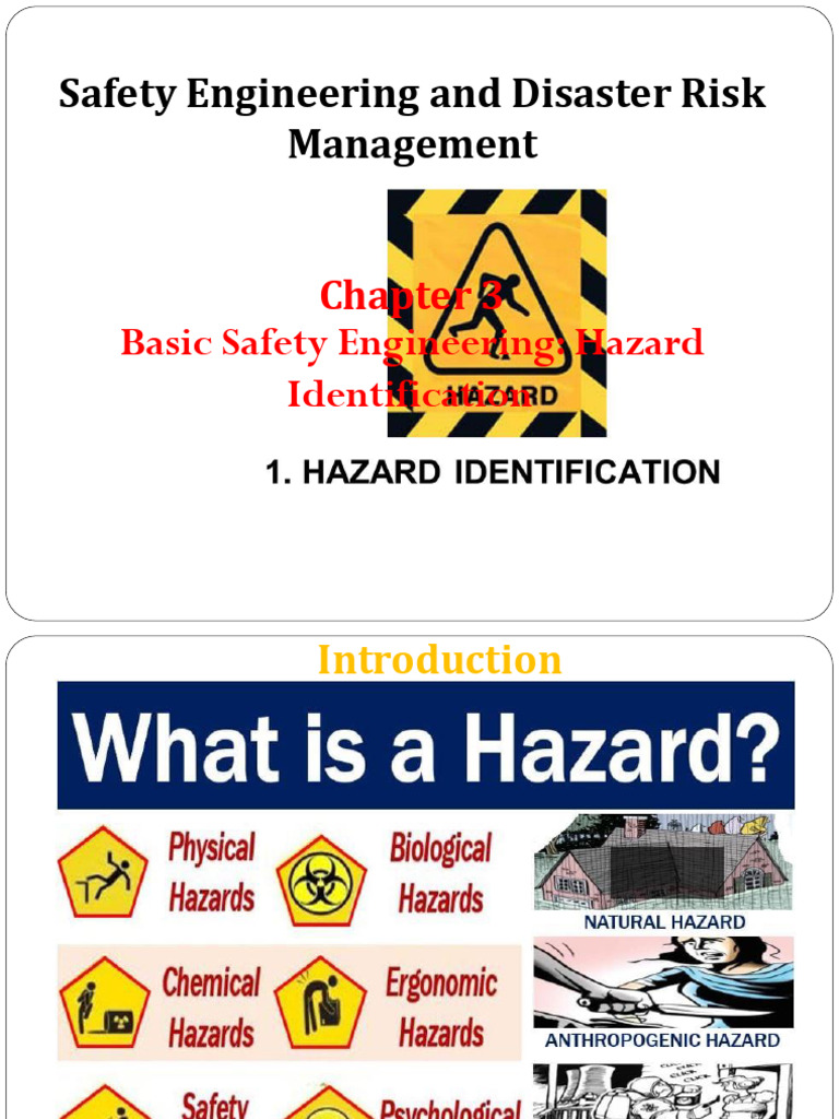 3.0 Hazard Identification | PDF | Occupational Safety And Health | Hazards