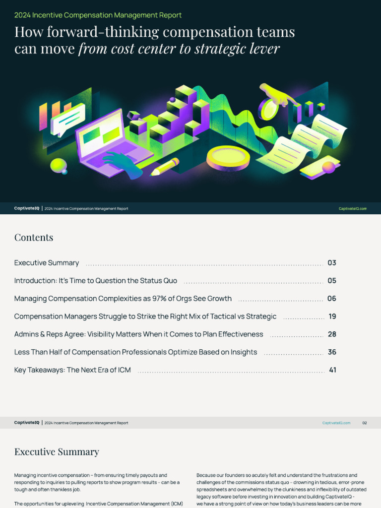 CIQ Collateral Report State ICM 2024 | PDF | Incentive | Artificial ...
