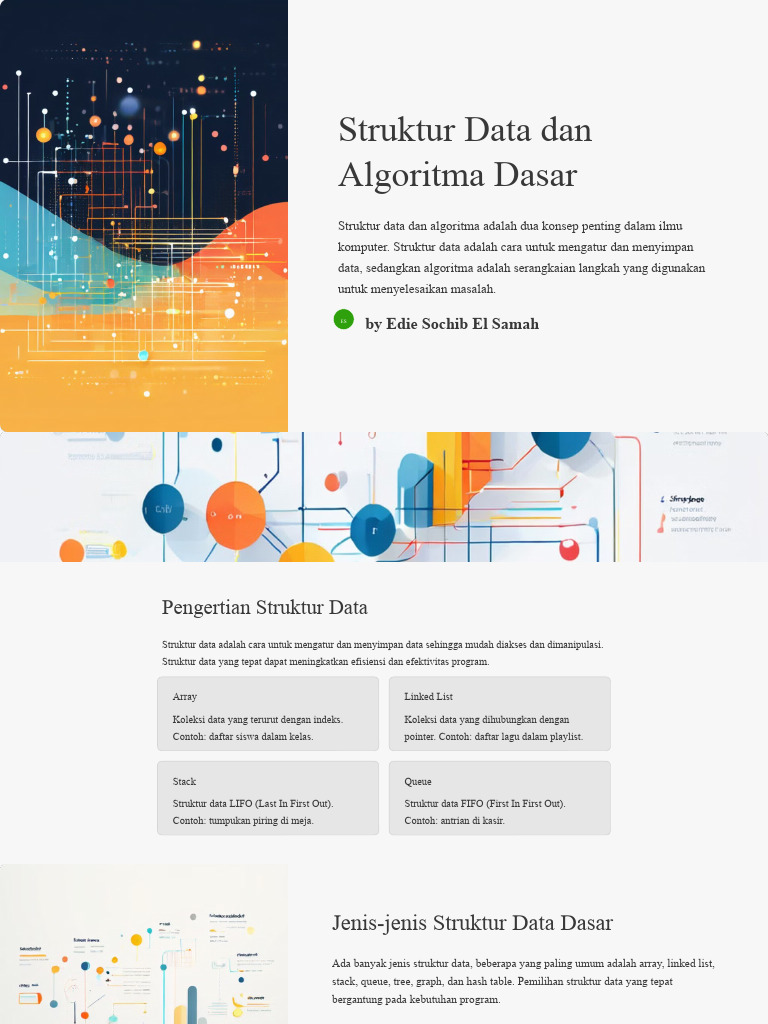 Struktur Data & Algoritma SMA | PDF | Teknologi & Rekayasa